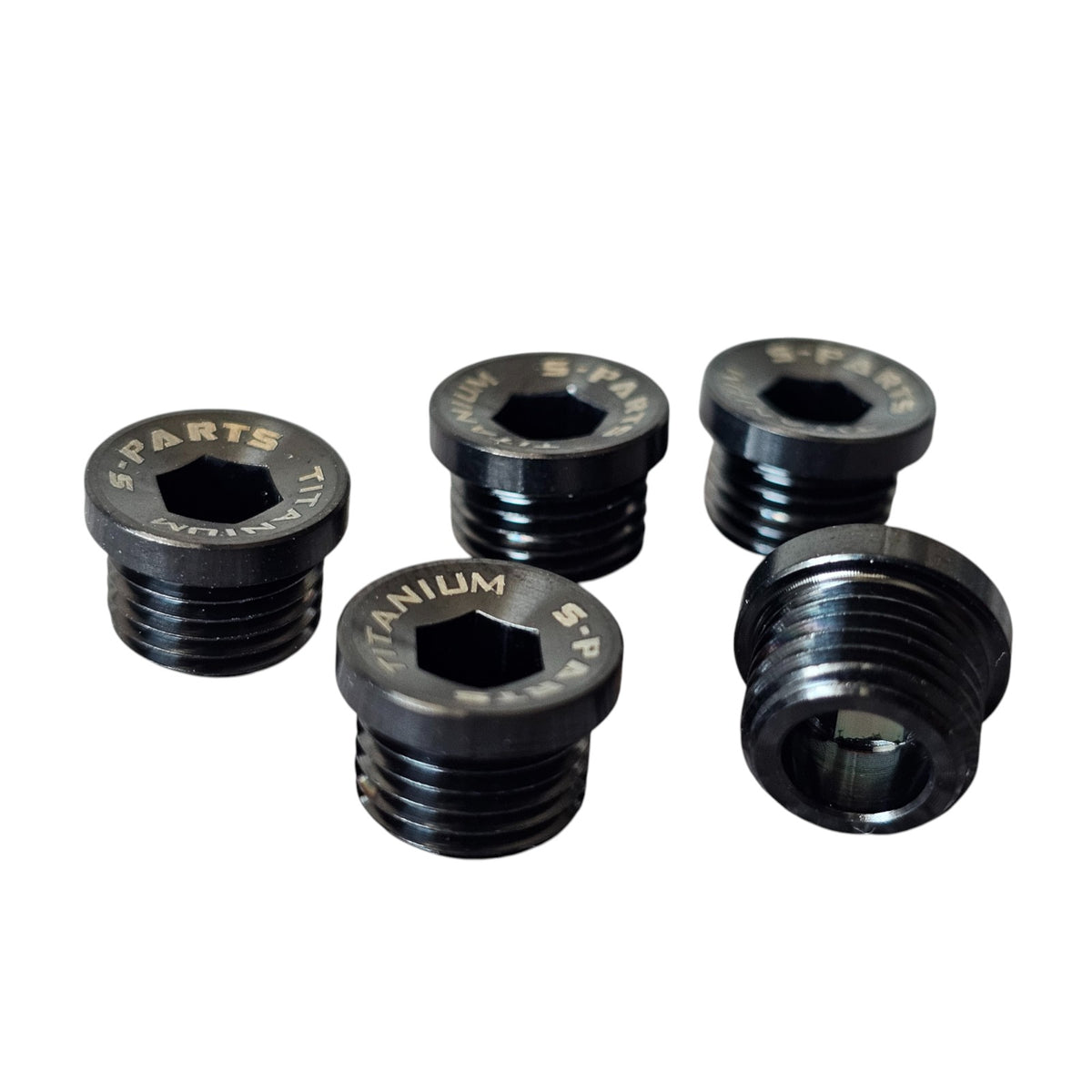 Titanium Chainring Face Bolts Set – 5pcs M10 | XFIXXI Bike Hardware ...