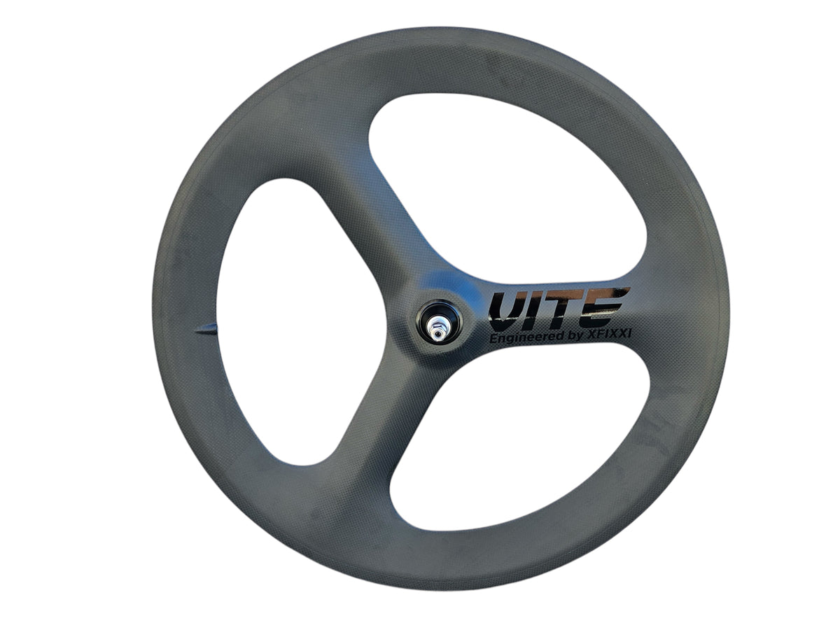 XFIXXI VITE Carbon Tri Spoke & 88mm Deep Dish Wheel | Fixie, Single ...