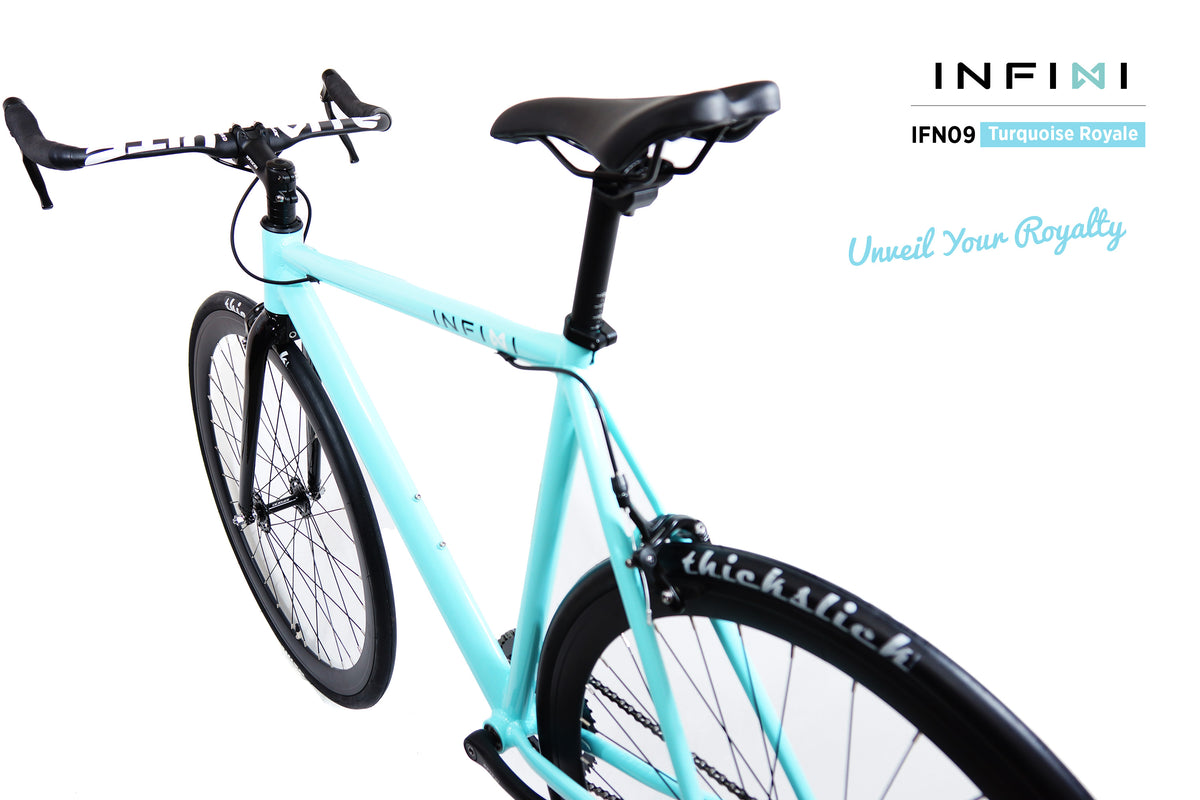 INFINI Single Speed Fixie Bike - Turquoise Royale (IFN09) | XFIXXI ...